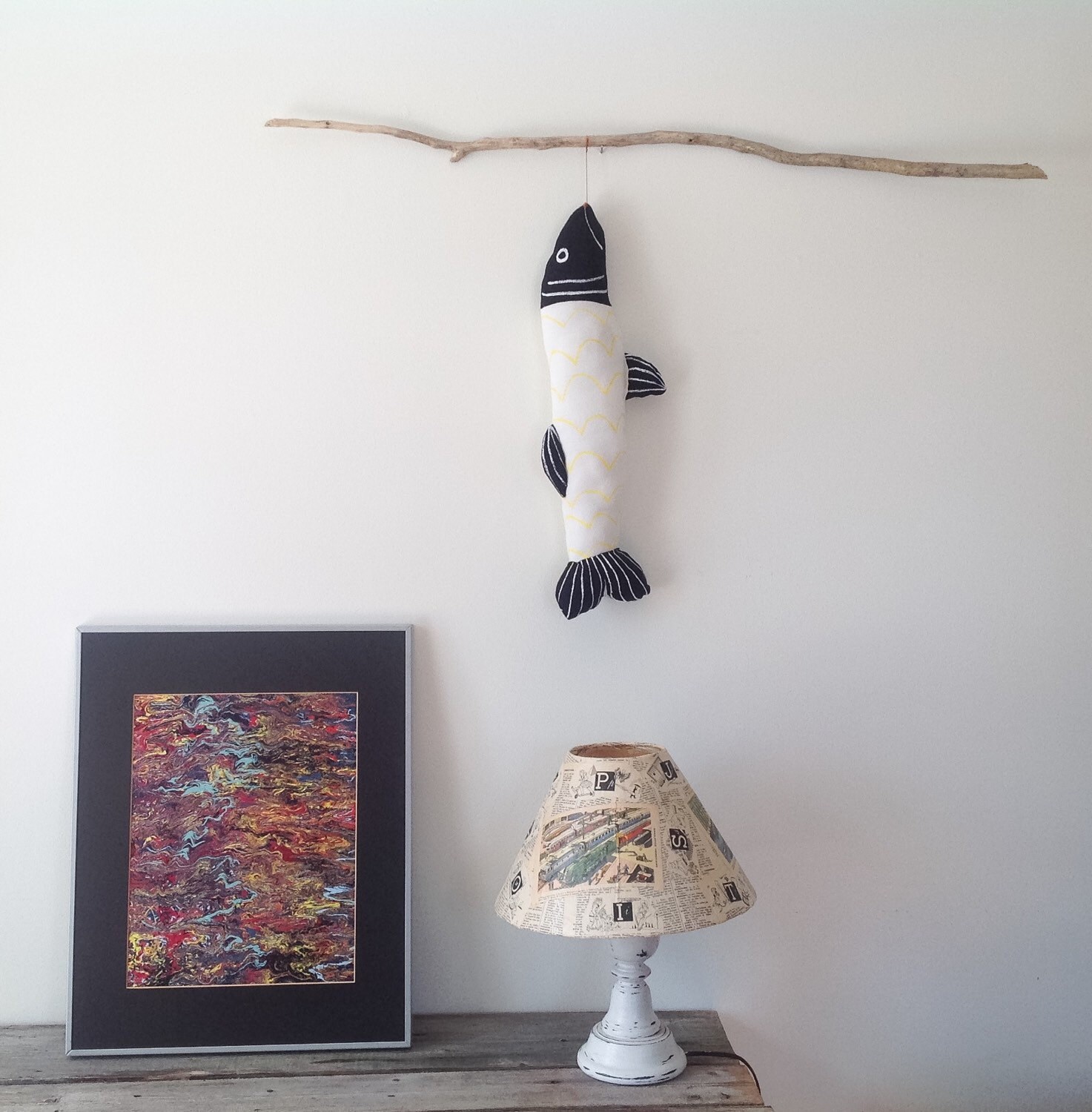 Fish Rag Doll Ouananiche From Lac Saint-jean / Soft Fabric - Etsy