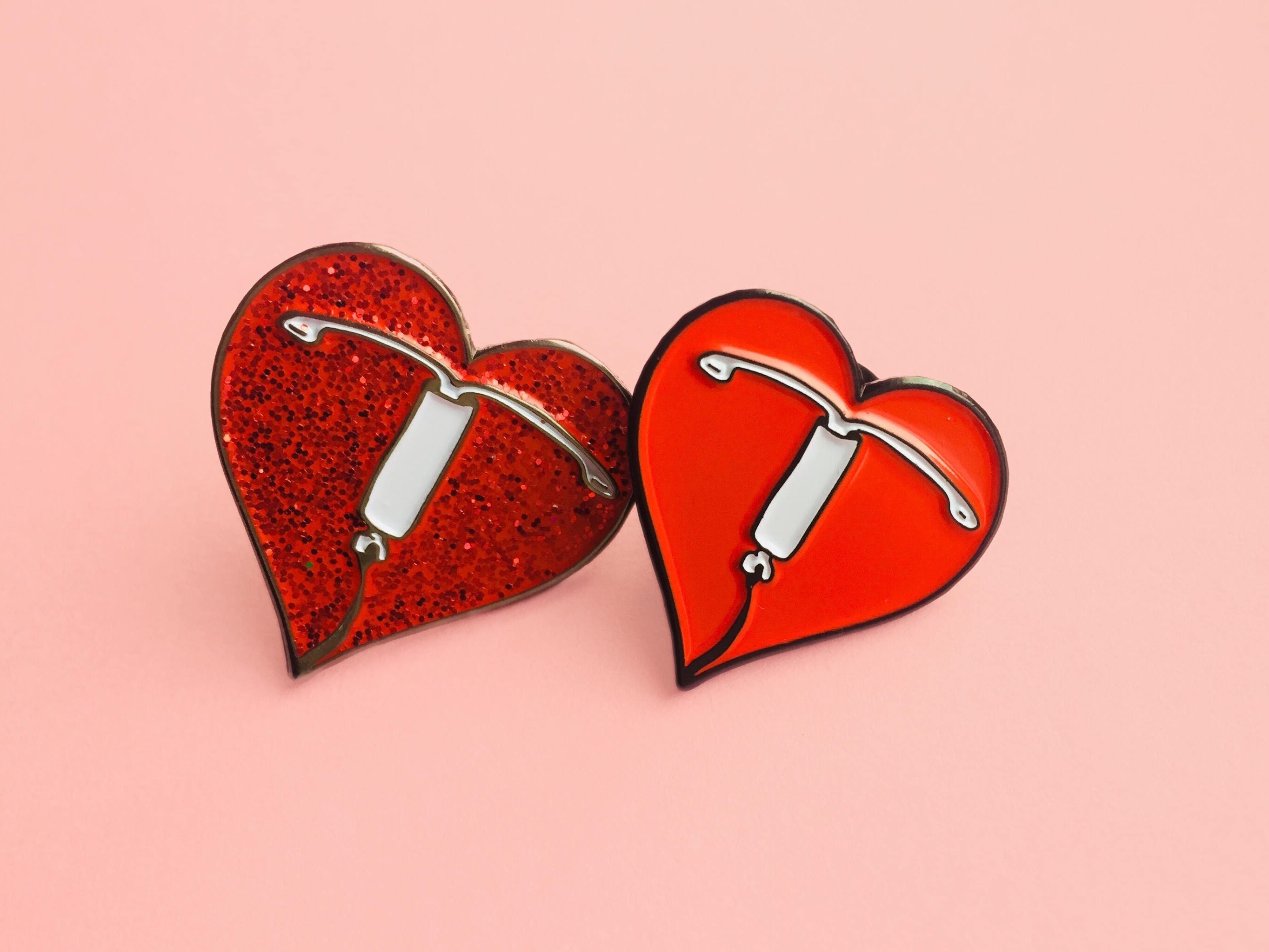 I Heart IUD Enamel Pin Lapel Pin Badge Birth Control Reproductive ...