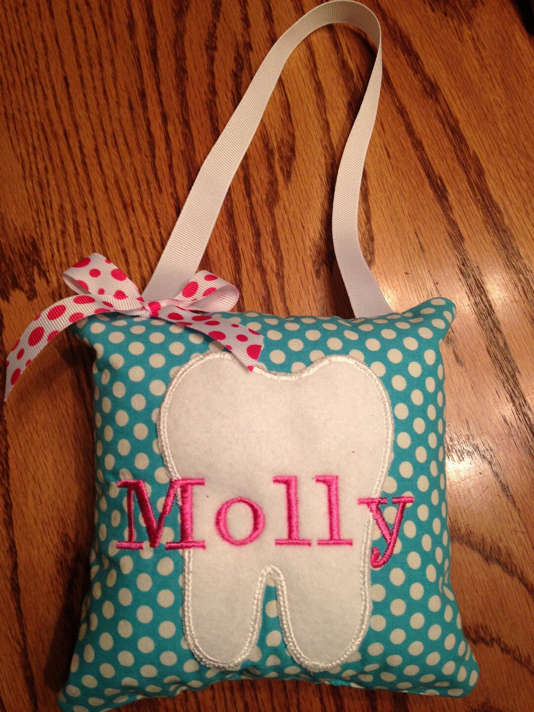 Polka Dot -- Tooth Fairy Pillow - Etsy