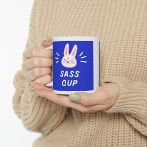Mug, Sarcastic Bunny, Funny Novelty Gift, T Cute Kawaii Bunny Rabbit ...