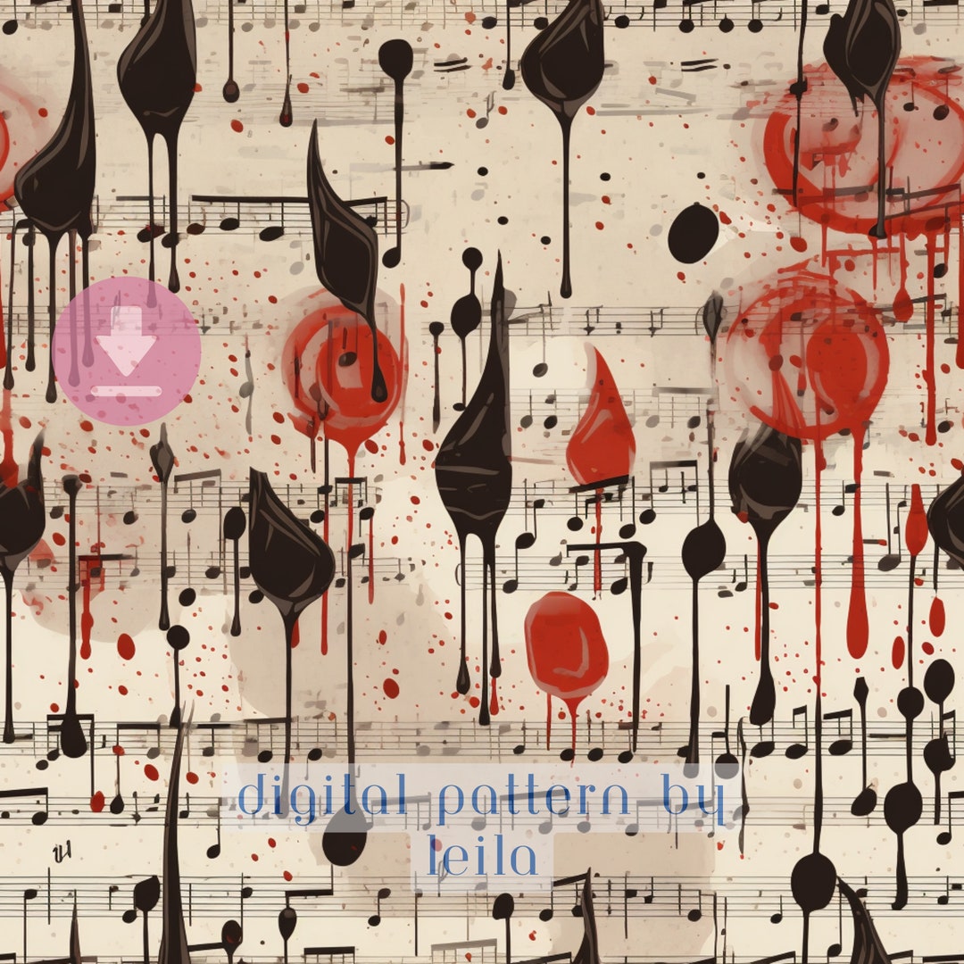 Bloody Horror File, Gothic Seamless, File for Printing, Sublimation ...