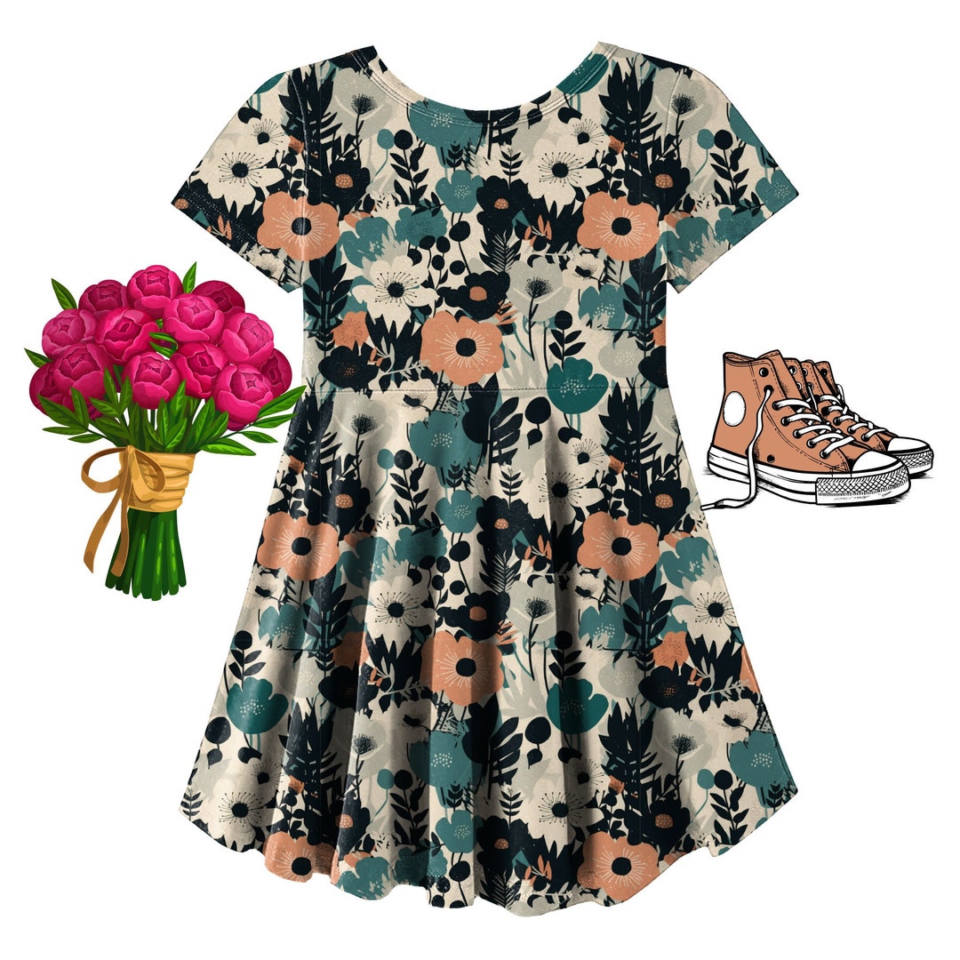 Seamless Pattern Flower, Seamless Summer, Dress Pattern, Floral ...