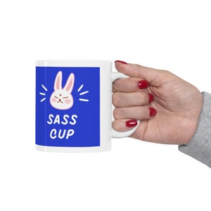 Mug, Sarcastic Bunny, Funny Novelty Gift, T Cute Kawaii Bunny Rabbit ...