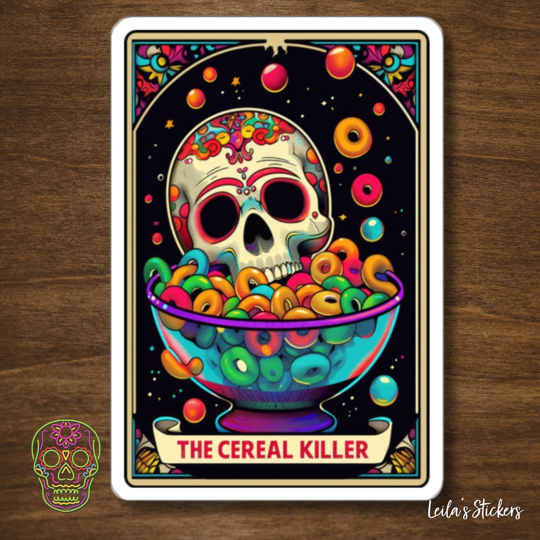 Sarcastic Skeleton Skeleton, Cereal Vibes, Funny Novelty Gift, Tarot ...
