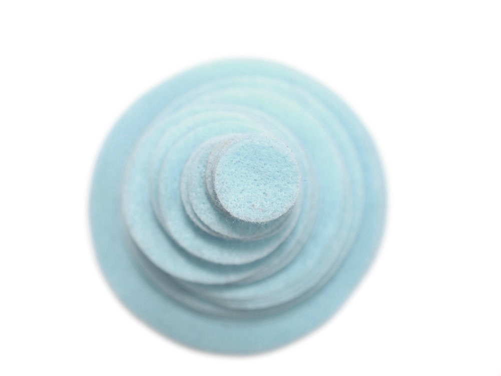 Light Blue Felt Circles (3/4 to 5 Inch) - Etsy