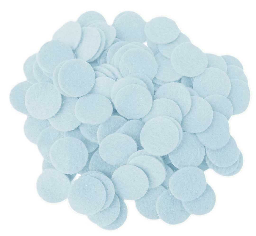 Light Blue Felt Circles (3/4 to 5 Inch) - Etsy