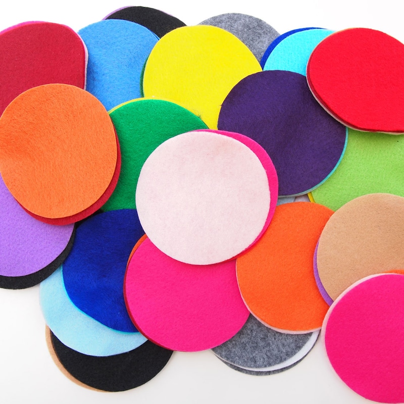 Felt Circles - Etsy
