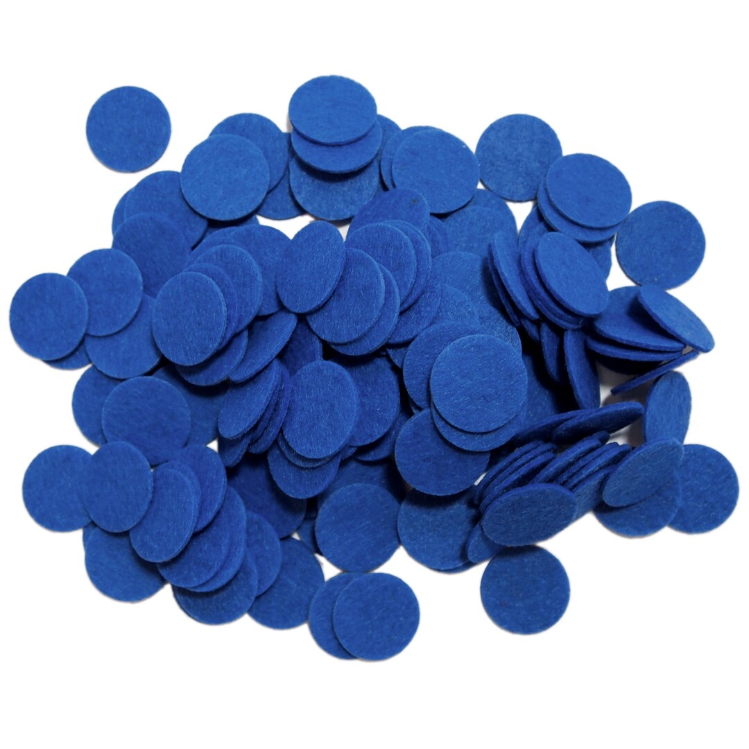 Navy Blue Felt Circle Stickers (1 to 4 Inch) - Etsy