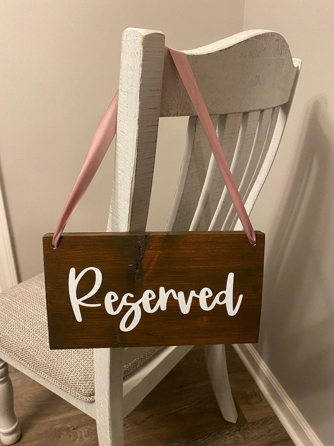 Reserved Wooden Signs Used for Wedding, Pack of 2 - Etsy