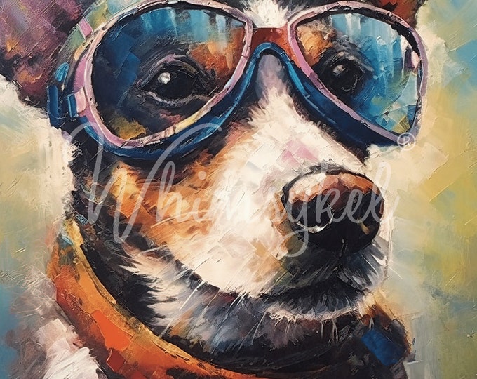 Rascal Dog Whimsykel Decoupage Tissue Paper for Furniture Crafting ...