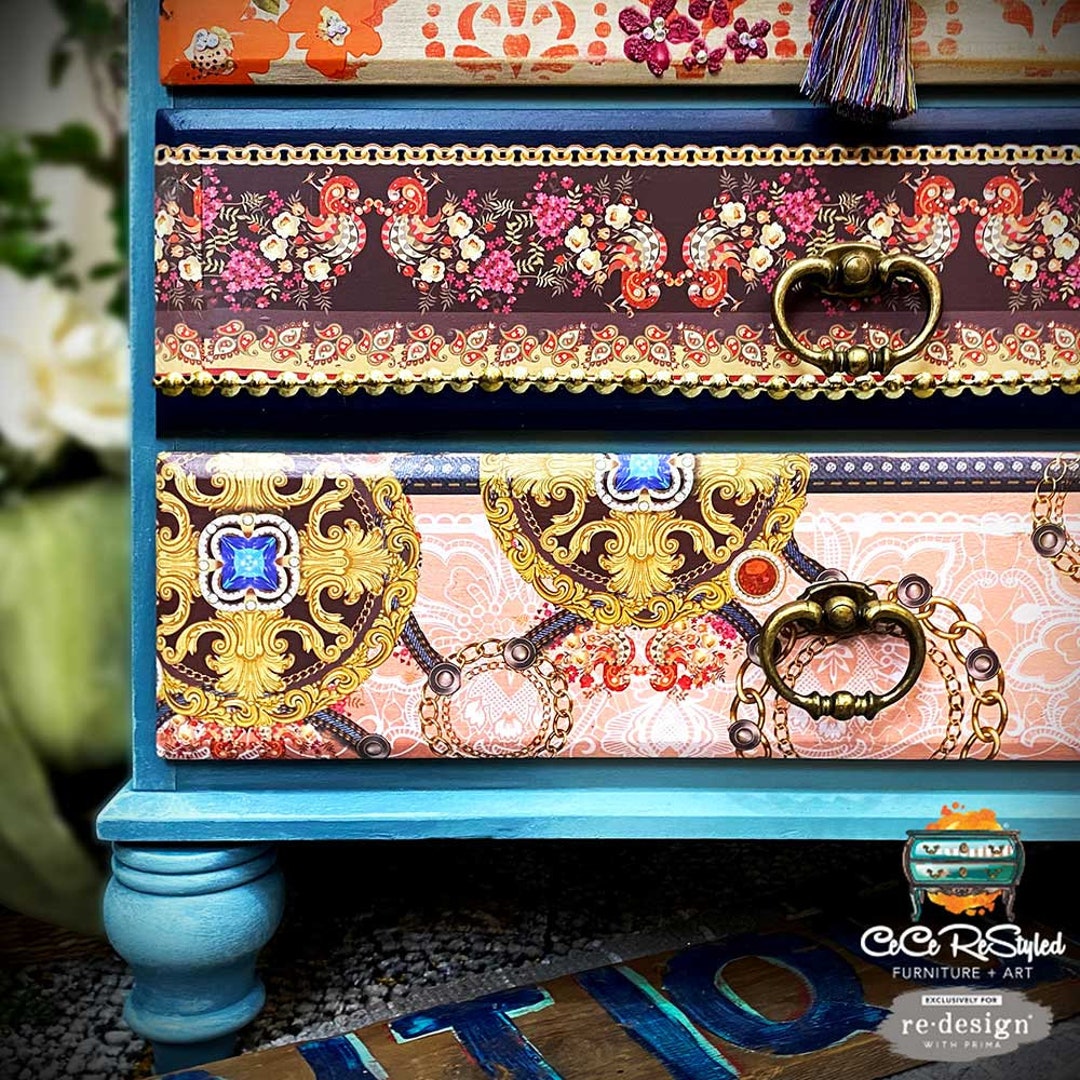 NEW Divine in Denim CECE Restyled Redesign With Prima Decor Transfer ...