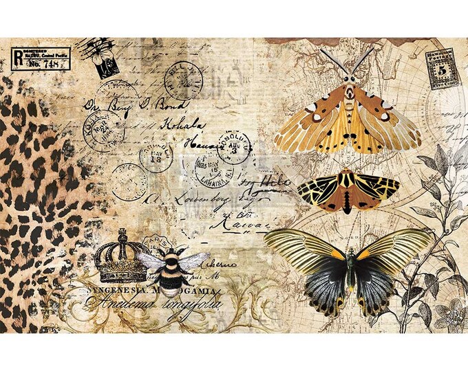 Maaji Animal Print Decoupage Decor Tissue Paper 1 Sheet Redesign With ...