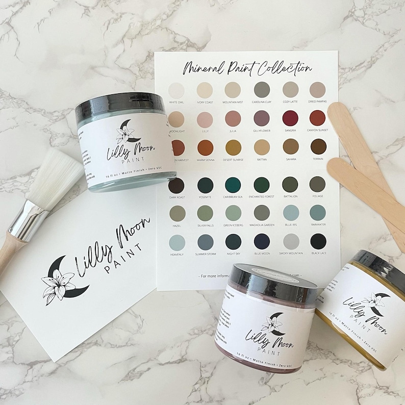 Canyon Sunset OPULENT Lilly Moon Paint 16 Oz All in One Acrylic Matte ...