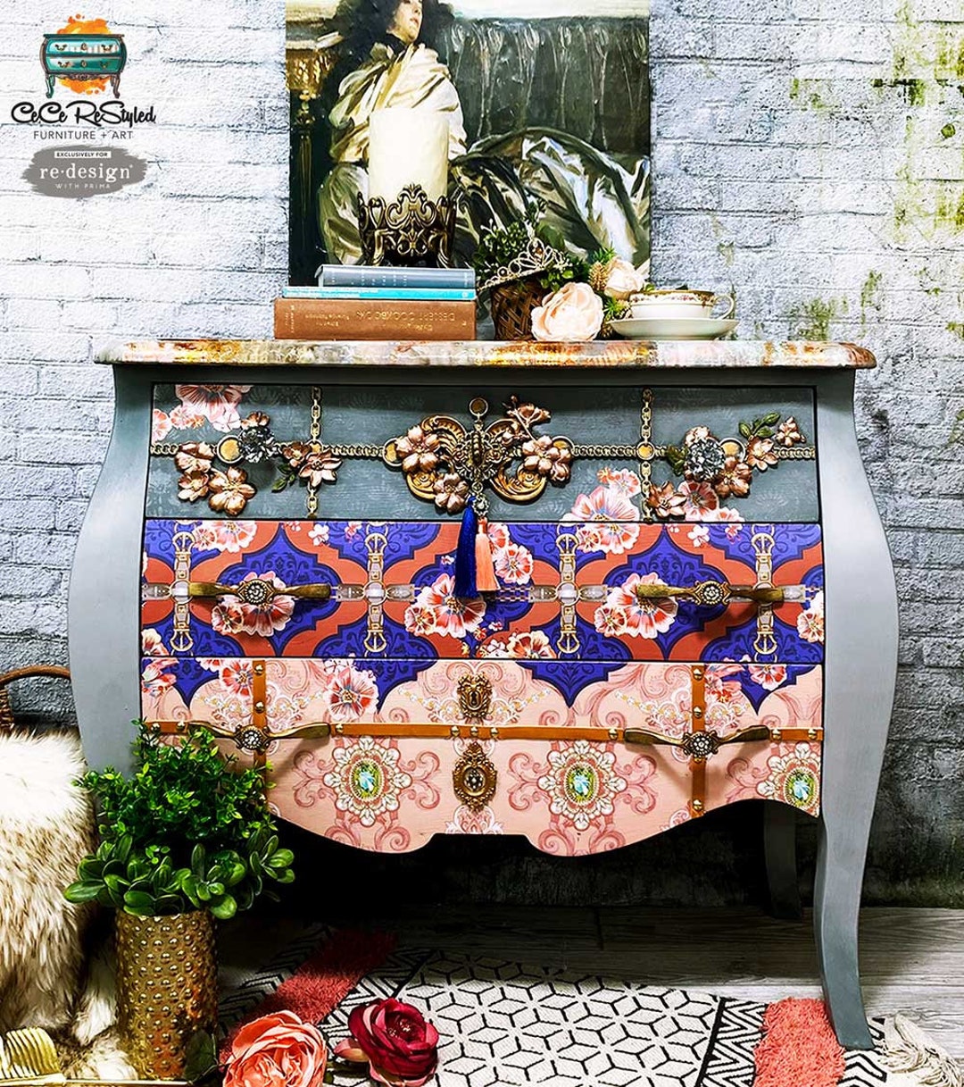 NEW Fashion & Florals CECE Restyled Redesign With Prima Decor Transfer ...