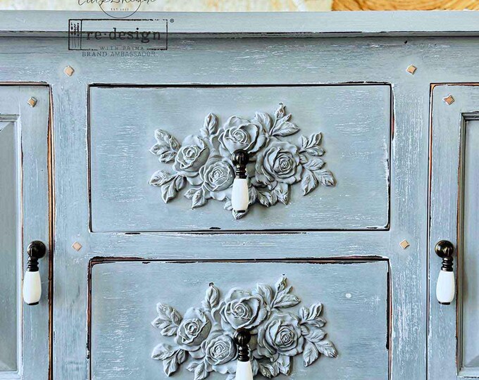 NEW Timeless Petals Decor Poly Redesign With Prima Decorative Applique ...