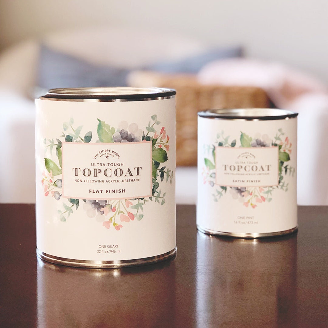 The Chippy Barn Amulent Paint Ultra Tough Top Coat 16 Oz Clear Chalk ...