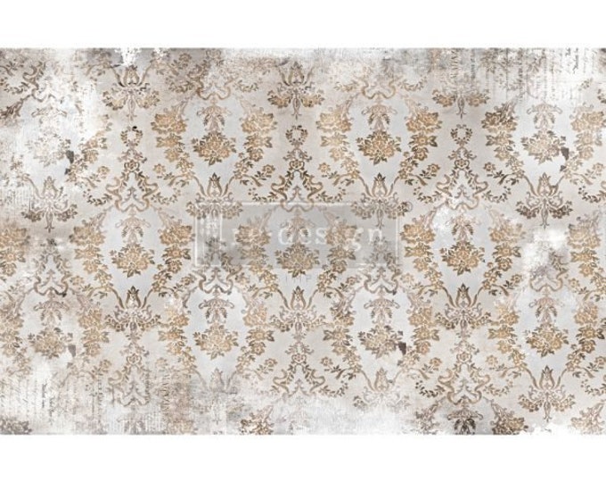Washed Damask Decoupage Tissue Paper 1 Sheet Prima Furniture Crafting ...