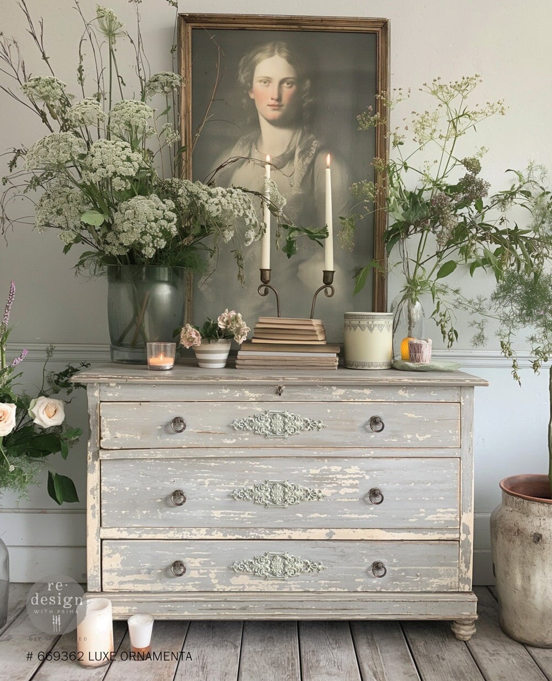 NEW Luxe Ornamenta Decor Poly Redesign With Prima Decorative Applique ...