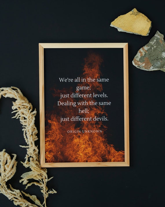 Same Hell Different Devils Quote