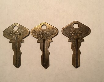 Antique Ford Keys | Etsy