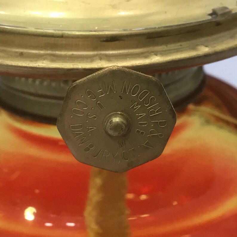 1950's Eagle Risdon Mfg Co Danbury Ct Made in USA Oil Lamp - Etsy