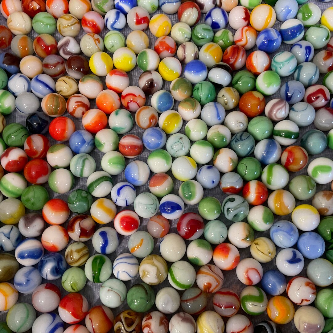 50 Antique West Virginia Swirl Glass Marbles 50 West Virginia Swirls in ...