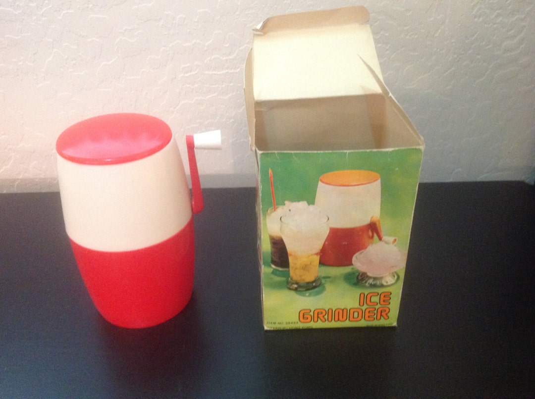 1960's NOS Made in Hong Kong Plastic Ice Shaver W/ Original Box ~ Retro ...