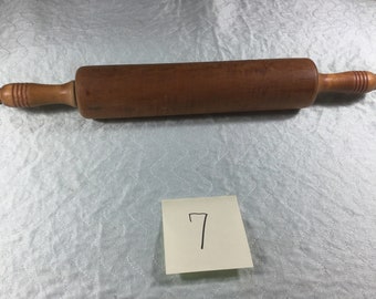 Antique Wooden Rolling Pin - Etsy