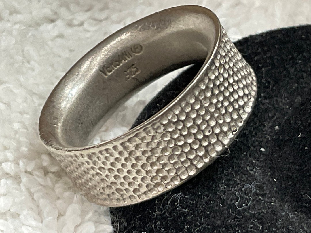 Vintage VERSANI New York NY "wedding Band" Style Sterling Marked/stamped ".925 Versani" Ring ...