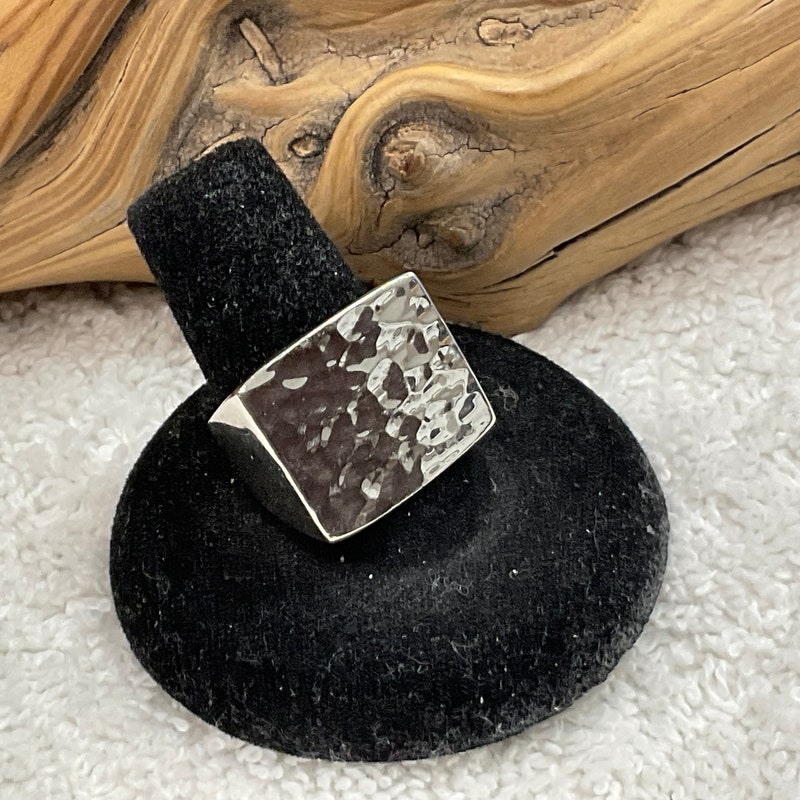 Shiny Silver Ring - Etsy