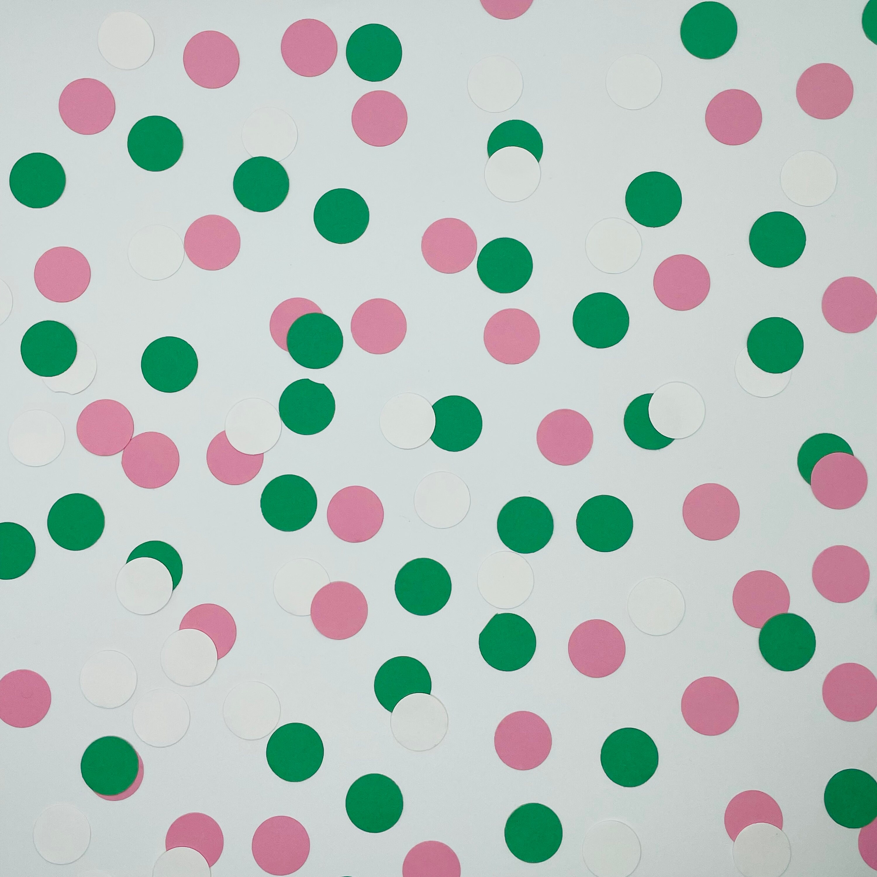 Pink and Green Confetti - Etsy