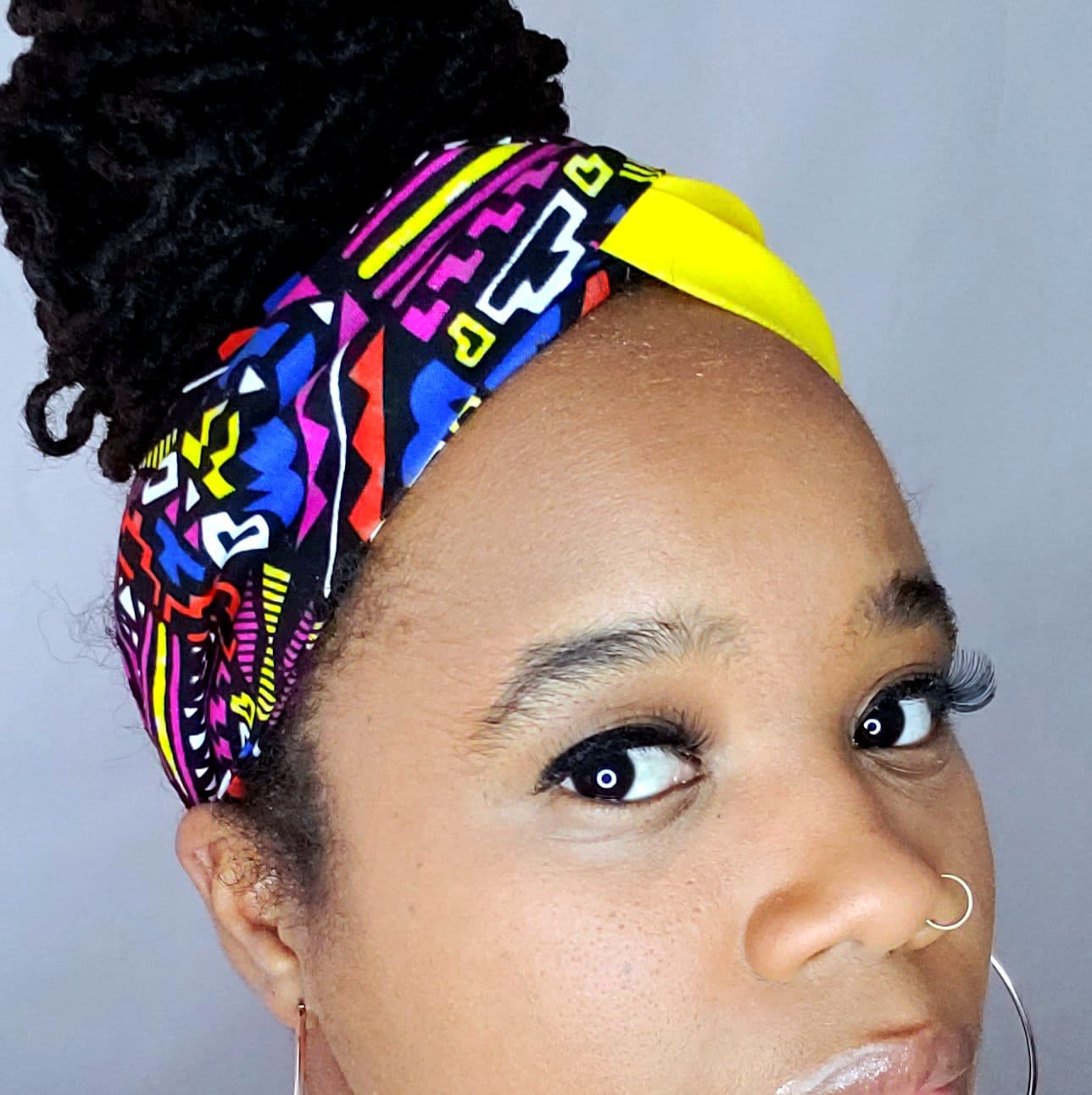 Tribal Two Faced Turban Headband - Etsy
