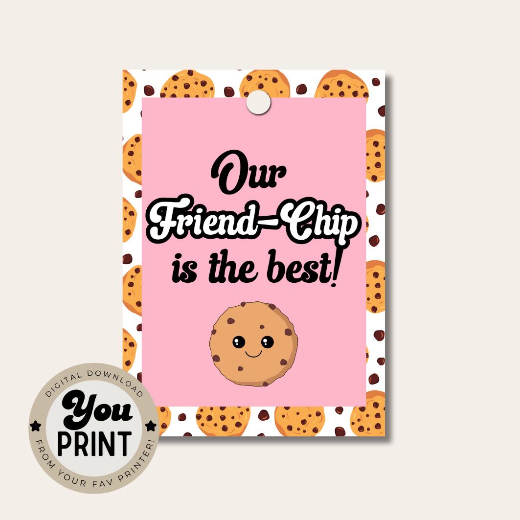 Printable Gift Tag, Friends, Besties, Classmates, Co-workers, Instant ...