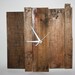 Rustic Wooden Clock, Recycled Pallet Clock, Recycled Wooden Wall Clock ...