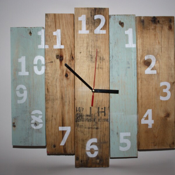 Reclaimed Wood Clock - Etsy