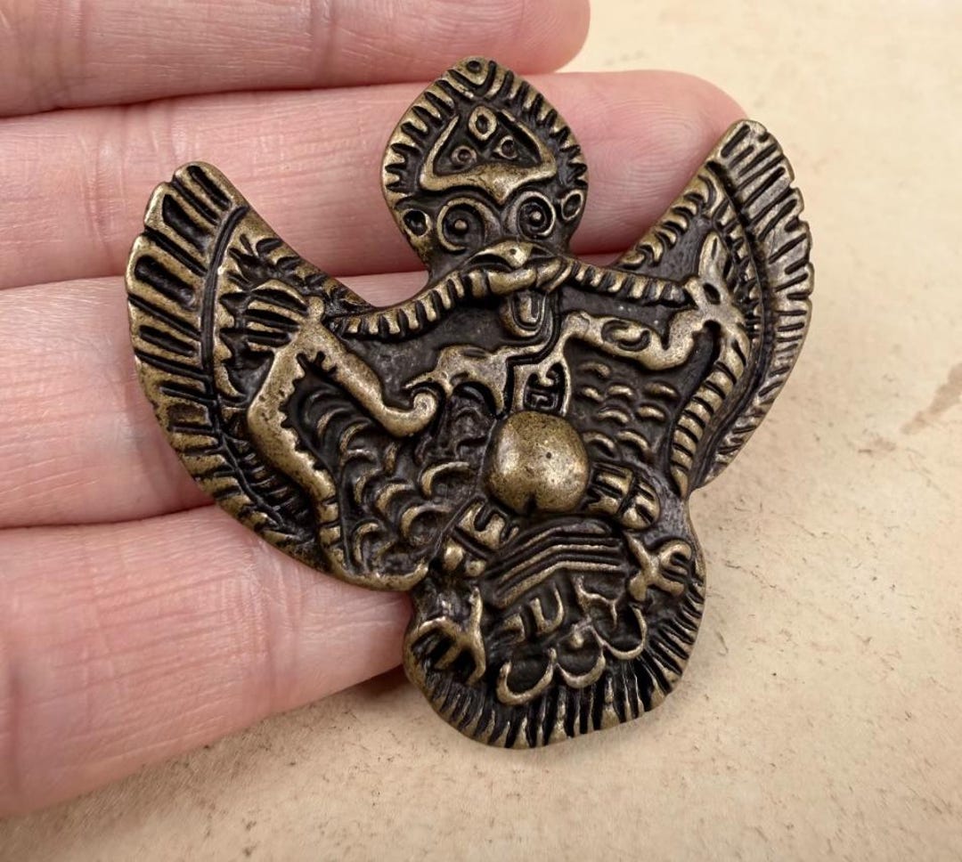 Antique Chinese Copper Peng Bird Buckle Head - Etsy