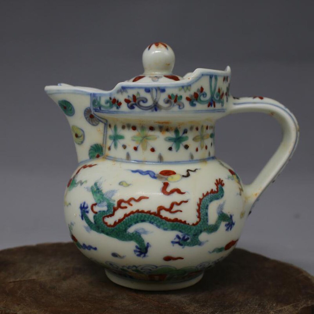 Nice Old Chinese Antique Ming Dynasty Cheng Hua 明代成华 Dou Polychrome ...