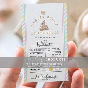 Printable Easter Bunny Bait Candy Bag Topper Template, Editable Easter ...