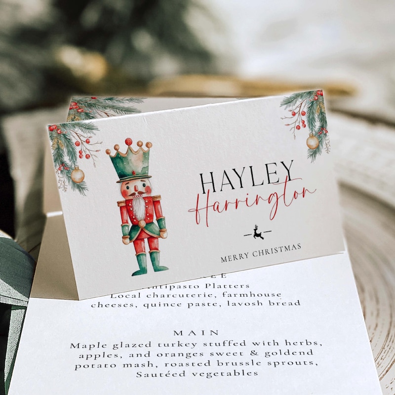 Nutcracker Card - Etsy