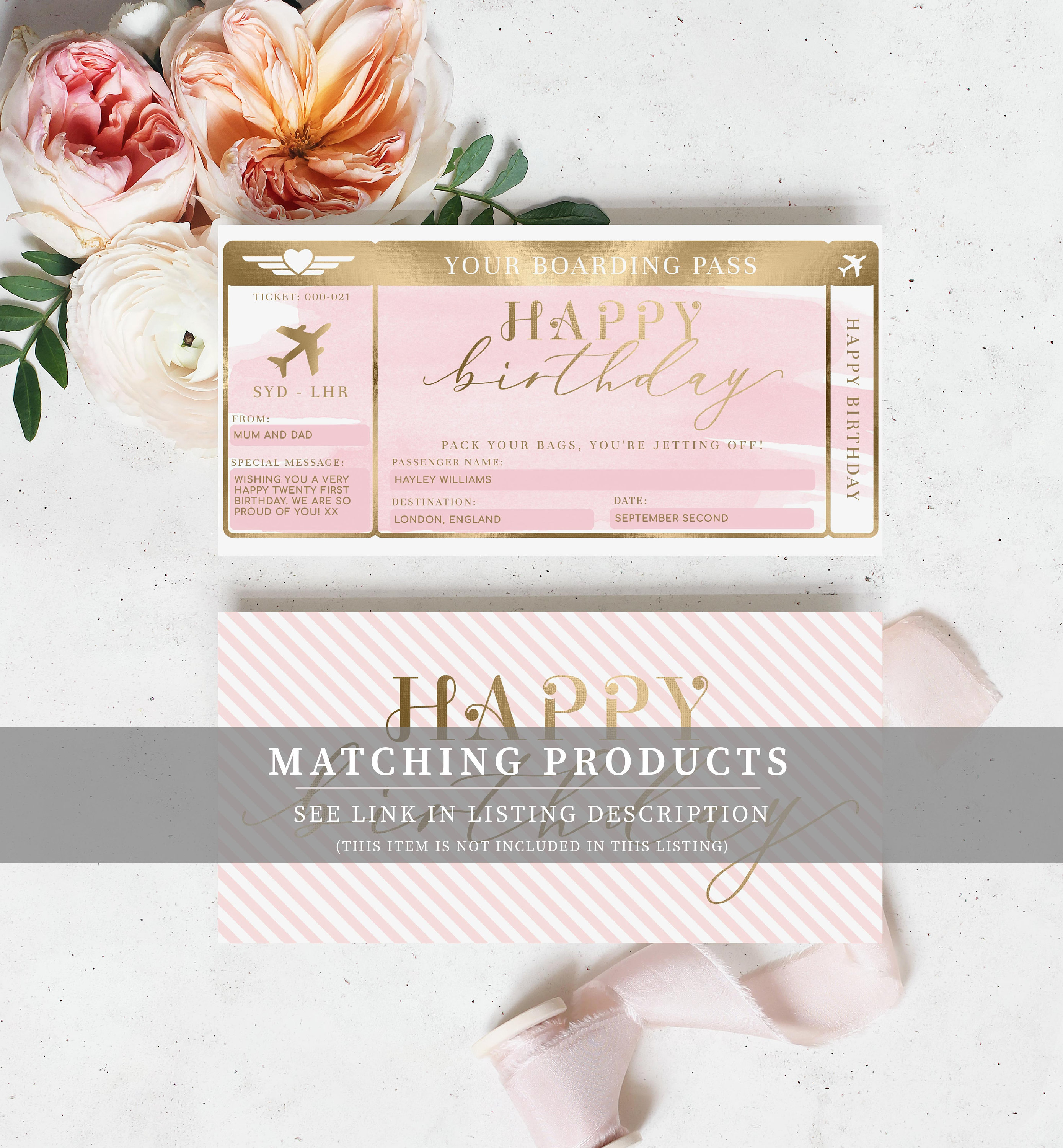 Birthday Cheque Template Fake Bank Cheque Gift Voucher - Etsy Australia