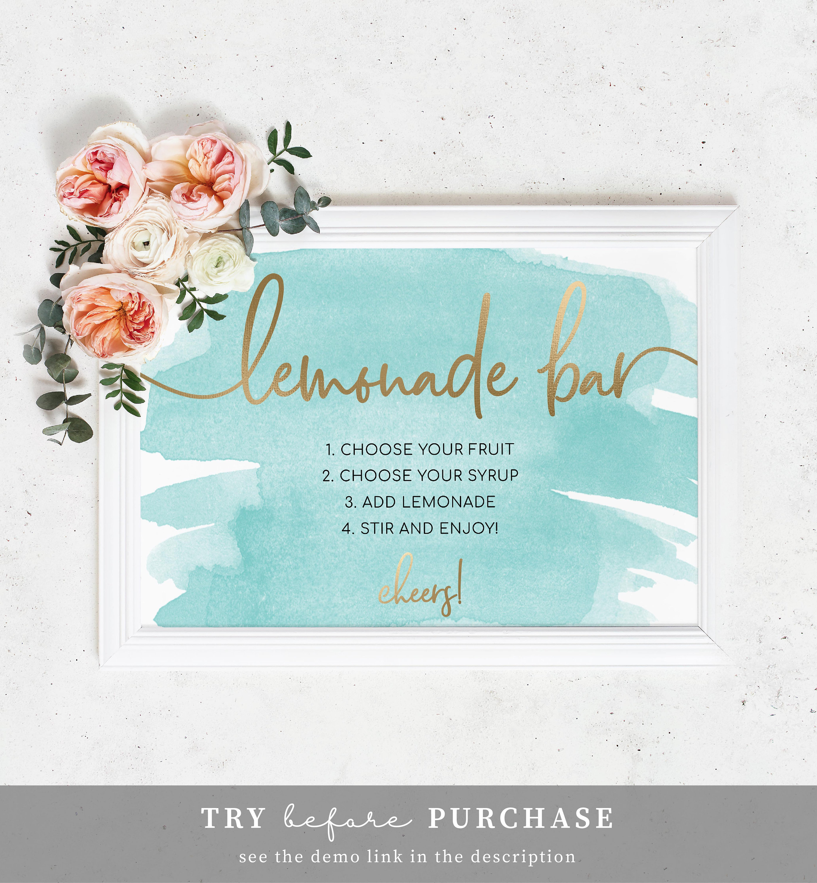 Lemonade Stand Wedding