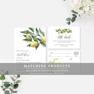 Lemon Cards and Gifts Bar Sign, Printable Wedding Present Table Sign ...