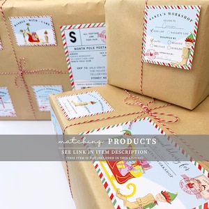 Christmas Fragile Label, Printable Santa's Workshop Fragile Shipping ...