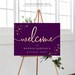 Editable Welcome Sign, Hot Pink Gold Printable Girls Birthday Welcome ...