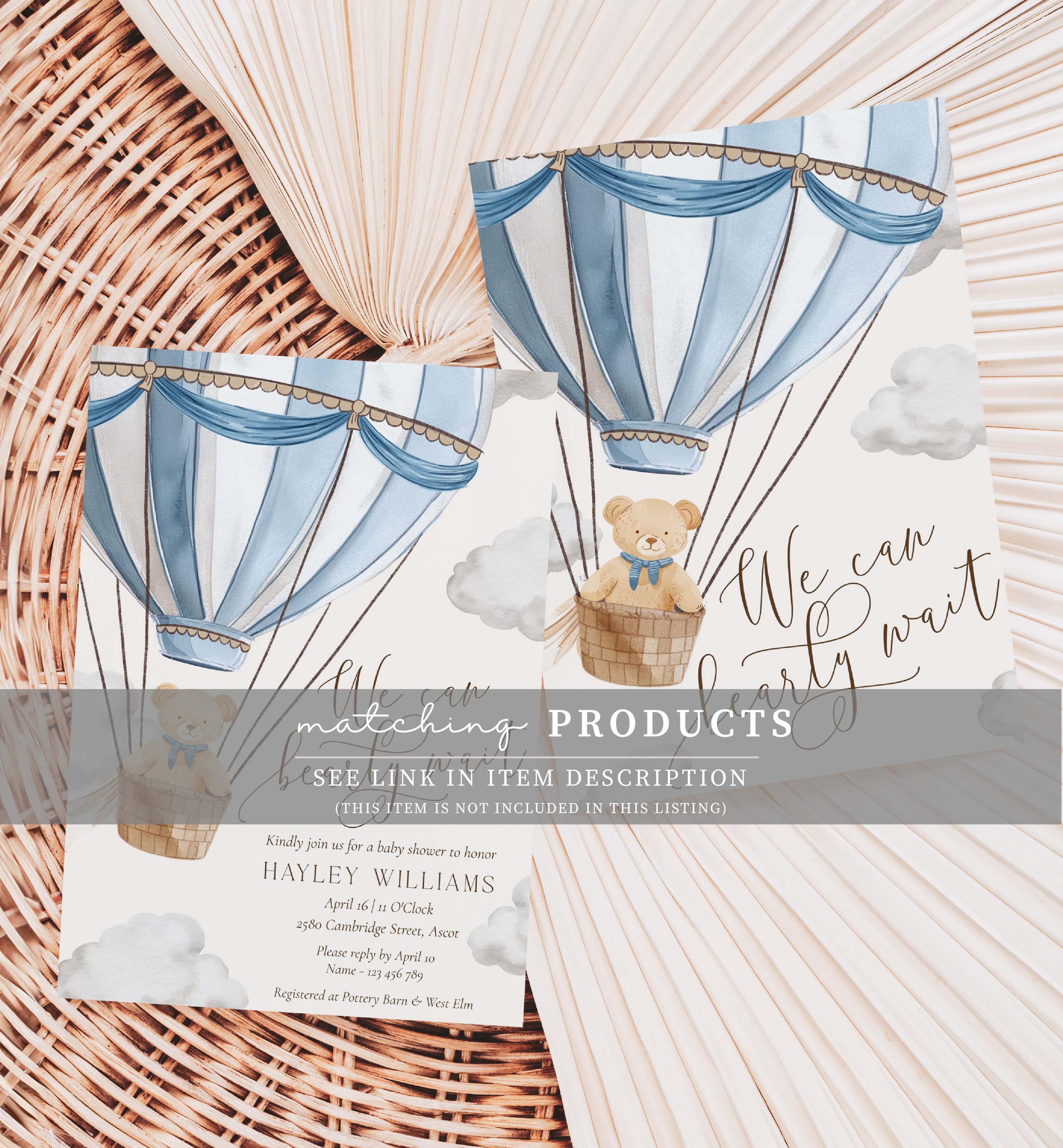 Printable Teddy Bear Seating Chart Sign Template, We Can Bearly Wait ...