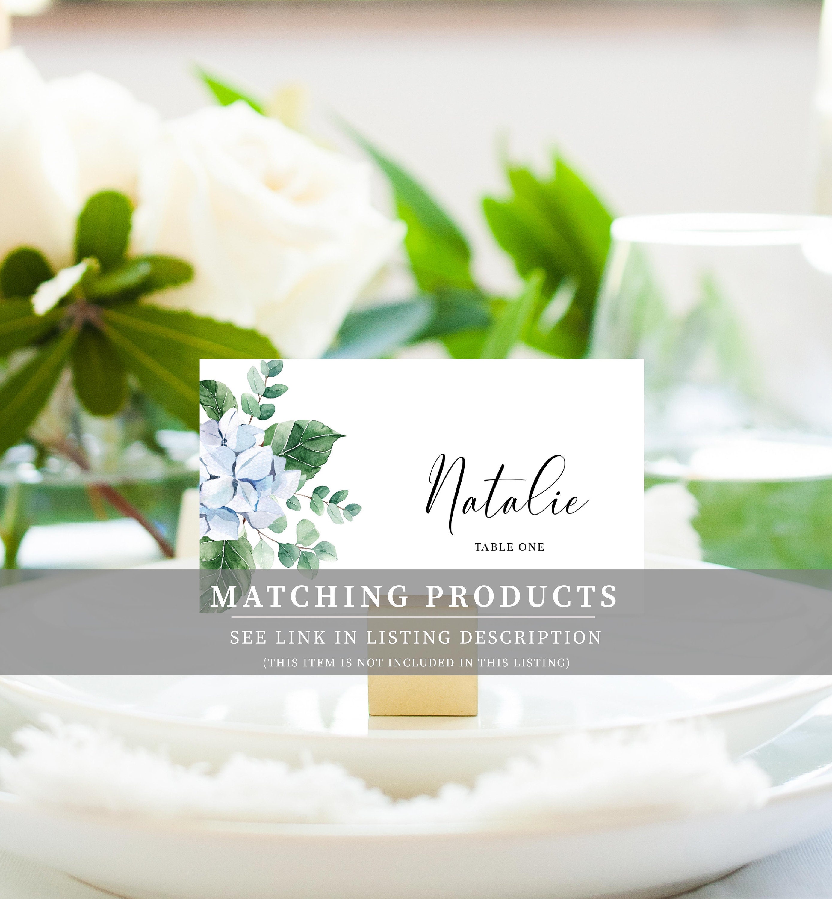 Editable Welcome Template Blue Hydrangea Wedding Welcome | Etsy