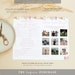 Printable Spring Floral Menu and Games Booklet, Printable Bridal Shower ...
