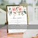 Printable Retirement Wishes Template, Blush Floral Retirement Keepsake ...
