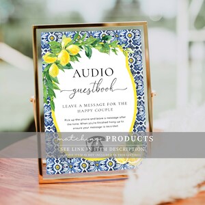 An Italian Tradition Sign, Printable Jordan Almonds Sign, Positano Blue ...