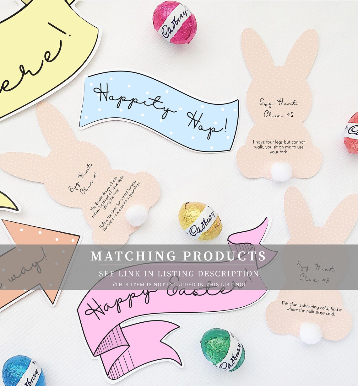 Printable Easter Chocolate Wrapper Template, Editable Easter Egg Hunt ...
